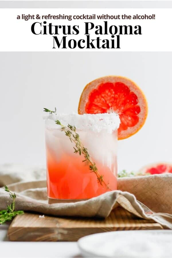 Paloma Mocktail - The Wooden Skillet