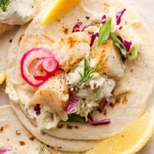 Cod Tacos - The Wooden Skillet