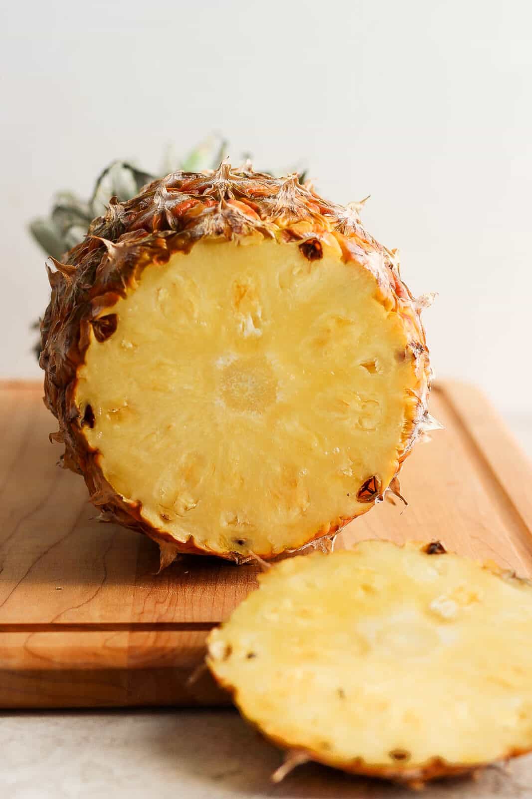 How to Cut Pineapple - The Wooden Skillet