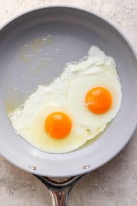 Over Easy Eggs - The Wooden Skillet