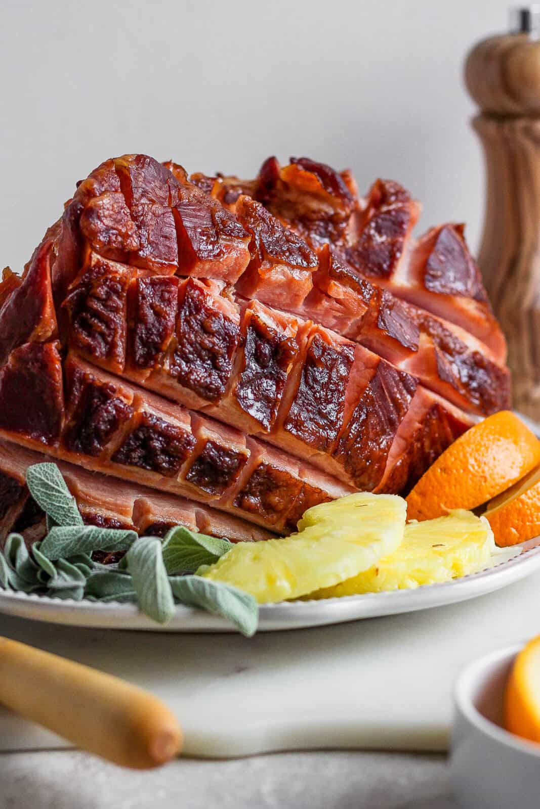 Instant Pot Ham + Buttery Brown Sugar Glaze - The Wooden Skillet