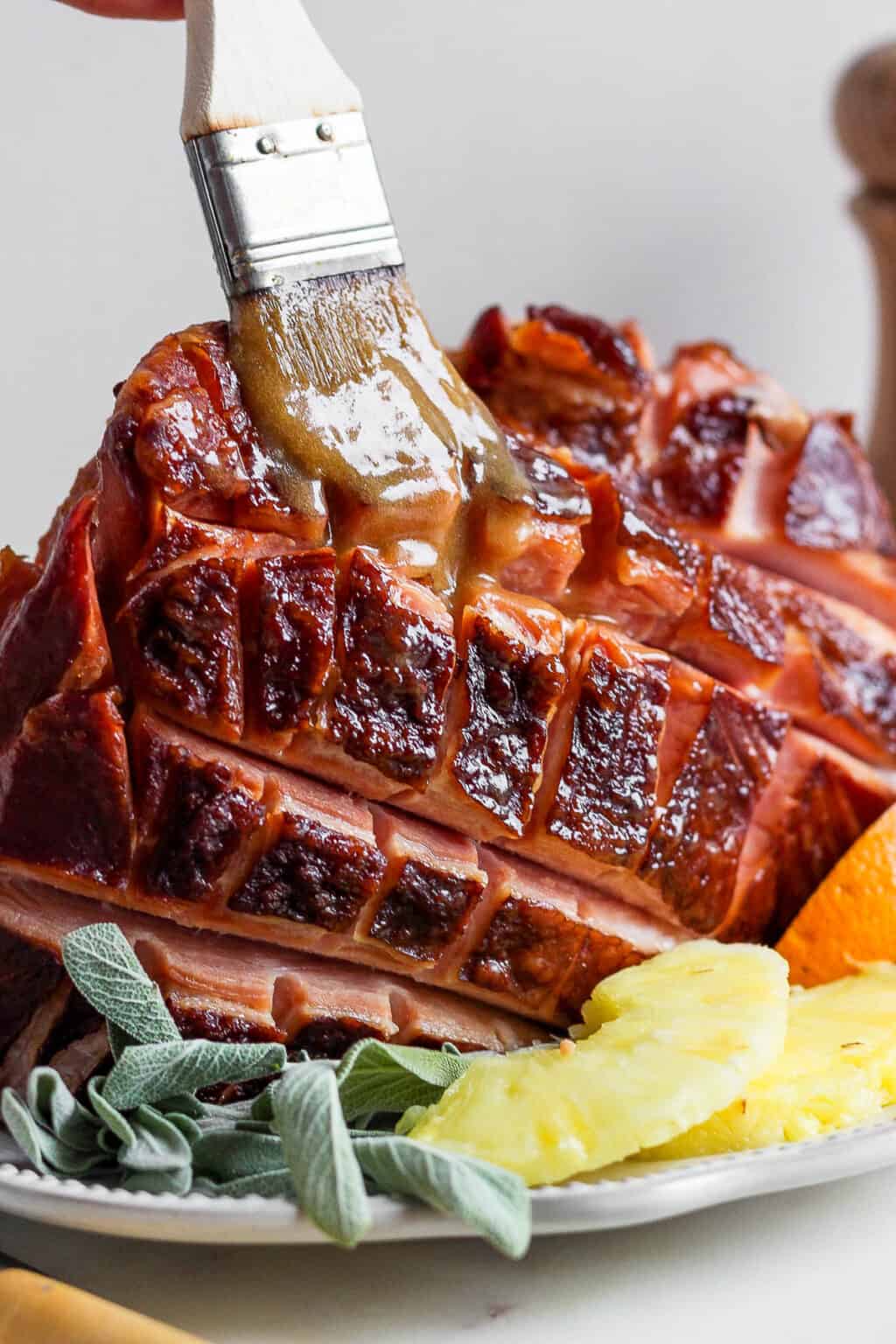 Instant Pot Ham + Buttery Brown Sugar Glaze - The Wooden Skillet