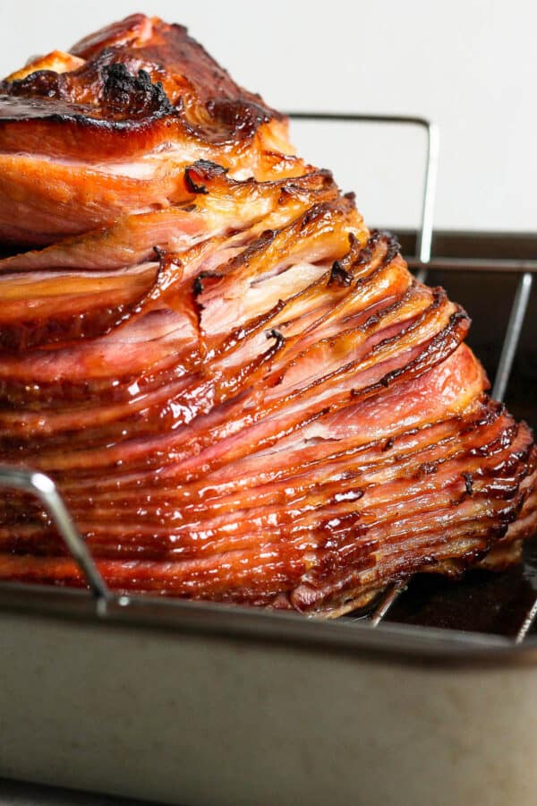Spiral Ham + Easy Brown Sugar Glaze - The Wooden Skillet