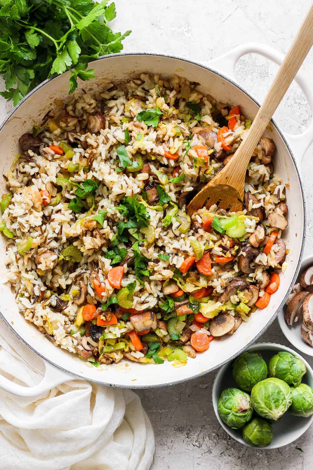 Wild Rice Pilaf - The Wooden Skillet