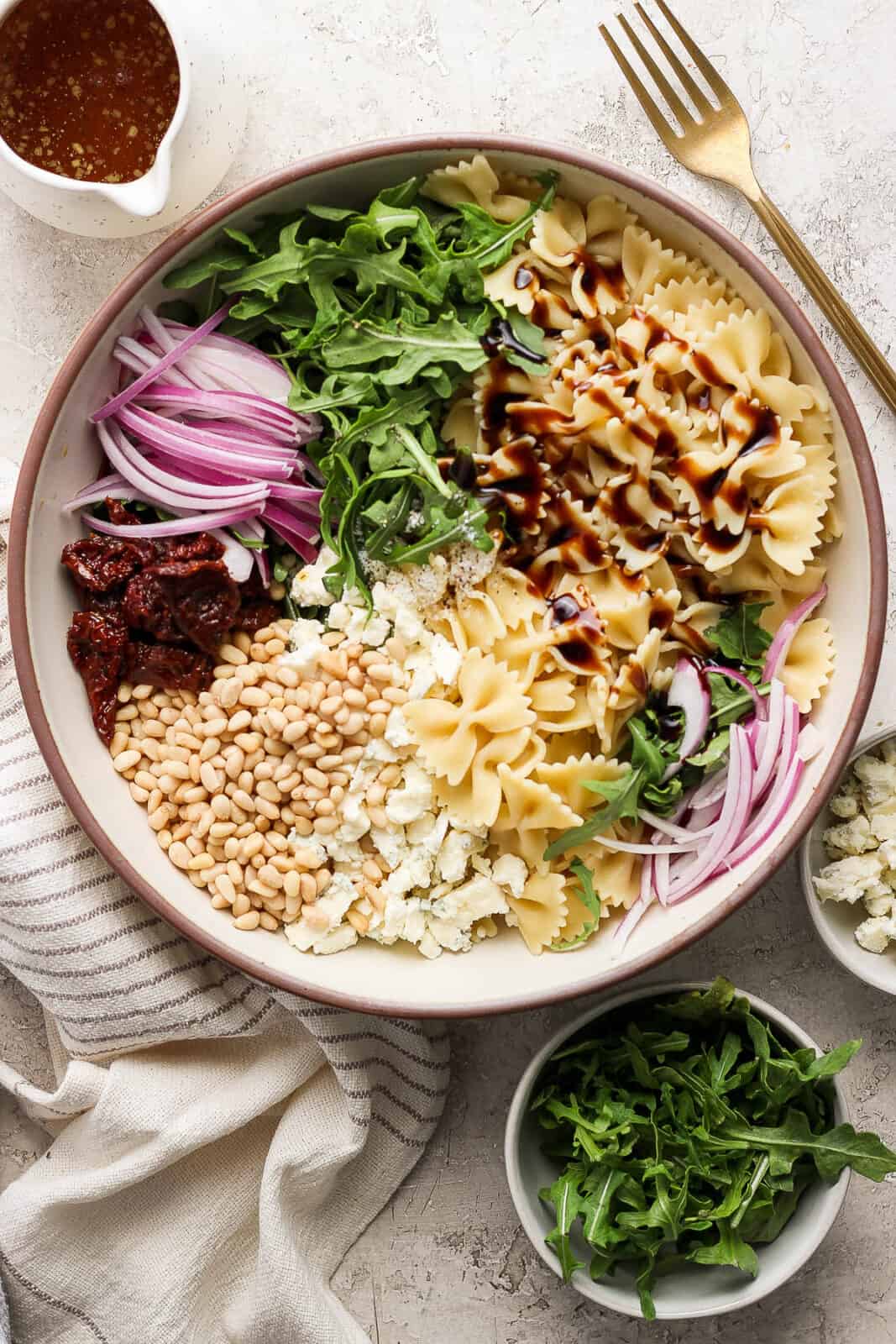 Balsamic Pasta Salad - The Wooden Skillet