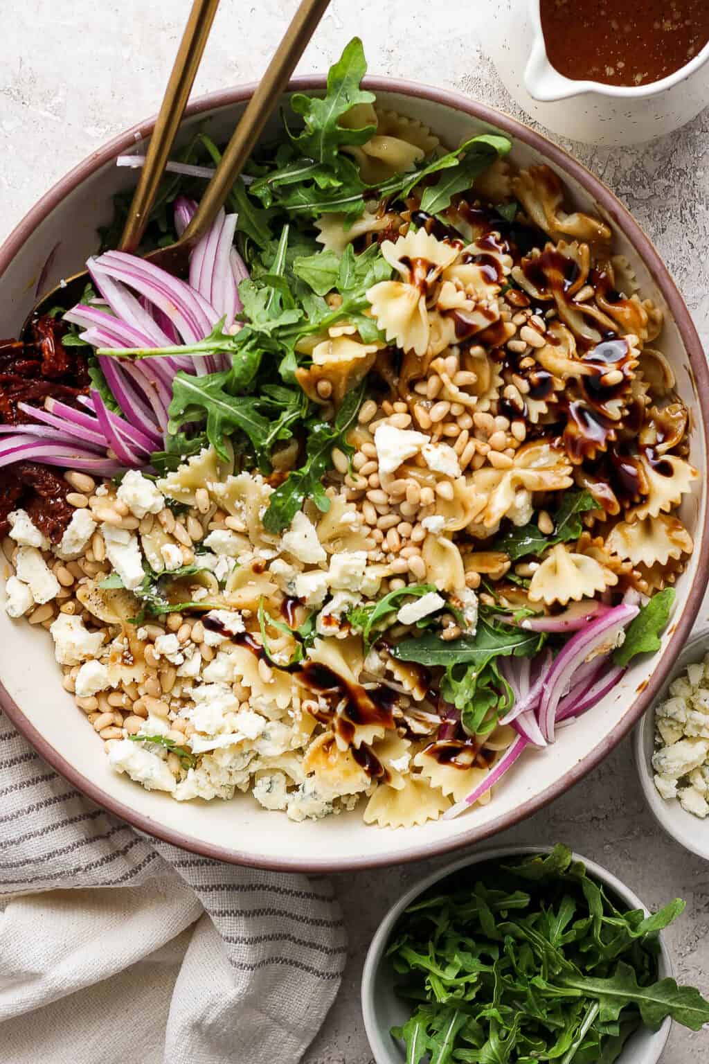 Balsamic Pasta Salad - The Wooden Skillet
