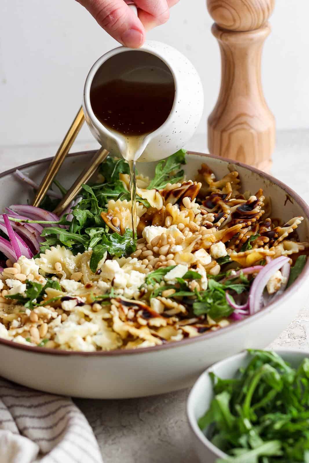 Balsamic Pasta Salad - The Wooden Skillet