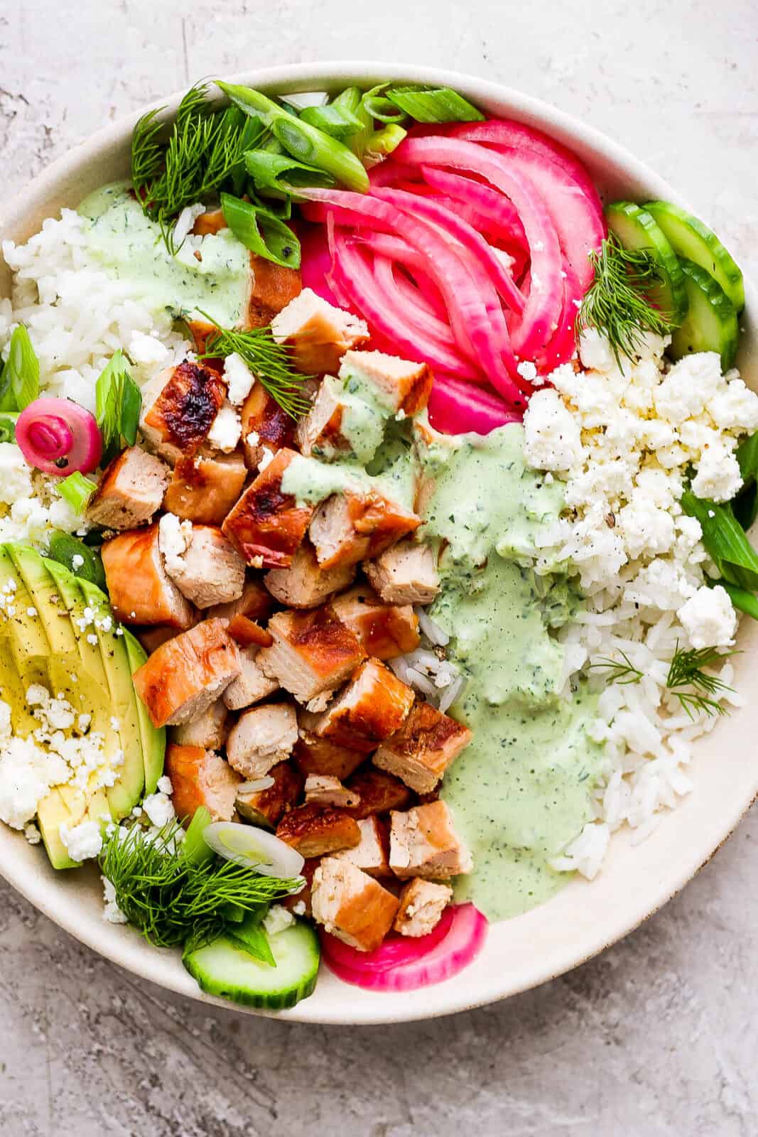 Green Goddess Bowl - The Wooden Skillet