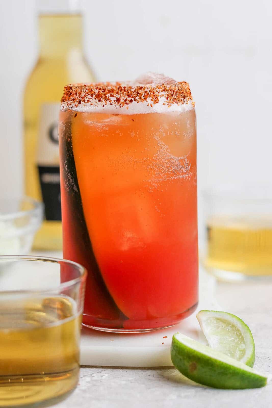 Michelada + Tajin Rim - The Wooden Skillet