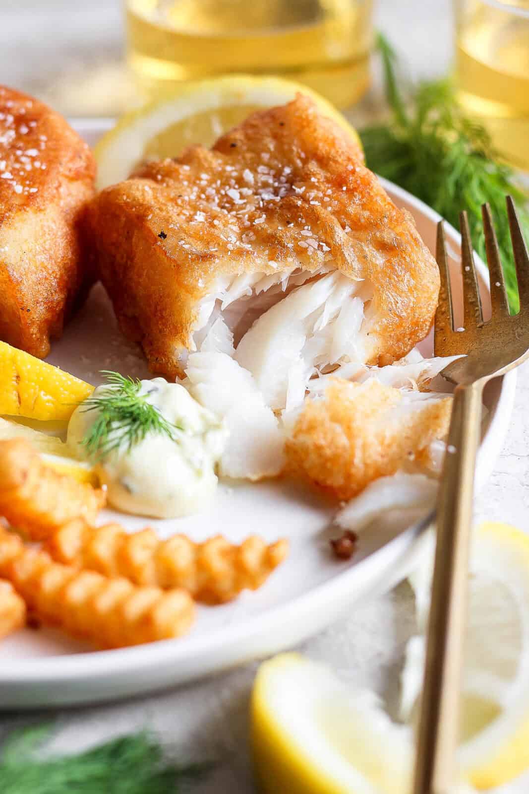 Beer Battered Fish - The Wooden Skillet