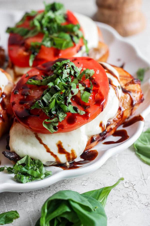 Grilled Chicken Caprese - The Wooden Skillet