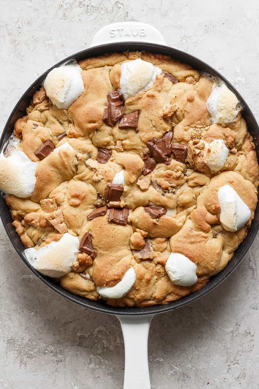 S'Mores Cookie Skillet - The Wooden Skillet