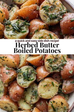 Herbed Butter Boiled Potatoes - The Wooden Skillet