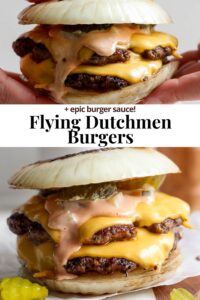Flying Dutchman Burger - The Wooden Skillet