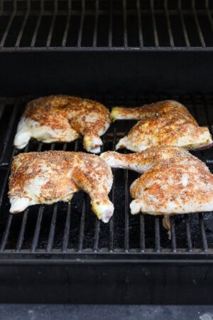 Smoked Chicken Quarters (Juicy + Crispy Skin) - The Wooden Skillet