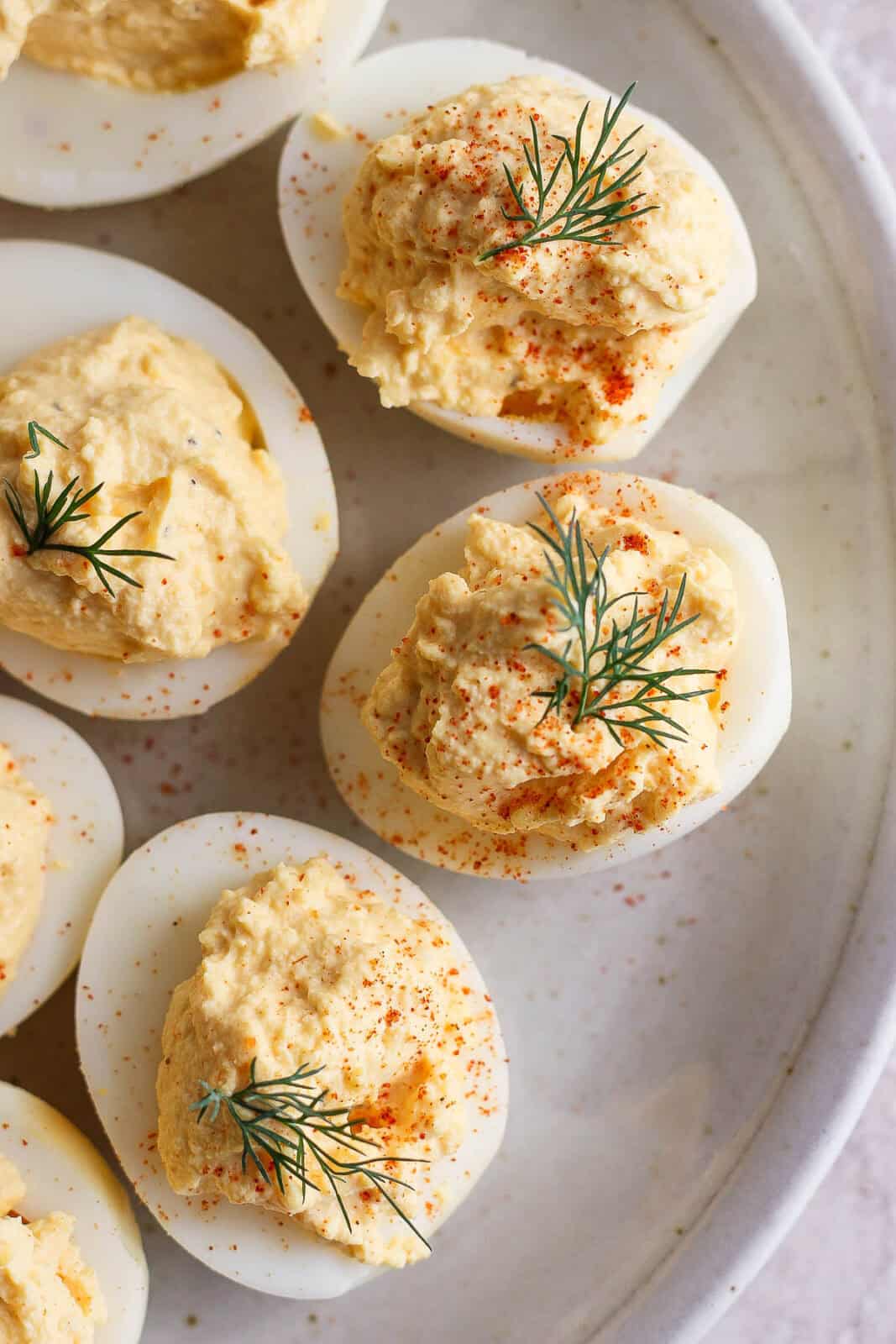 Smoked Deviled Eggs - The Wooden Skillet