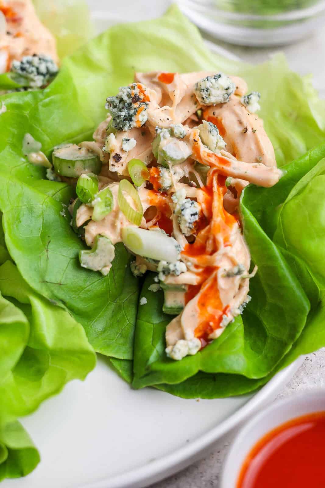 Buffalo Ranch Chicken Salad - The Wooden Skillet