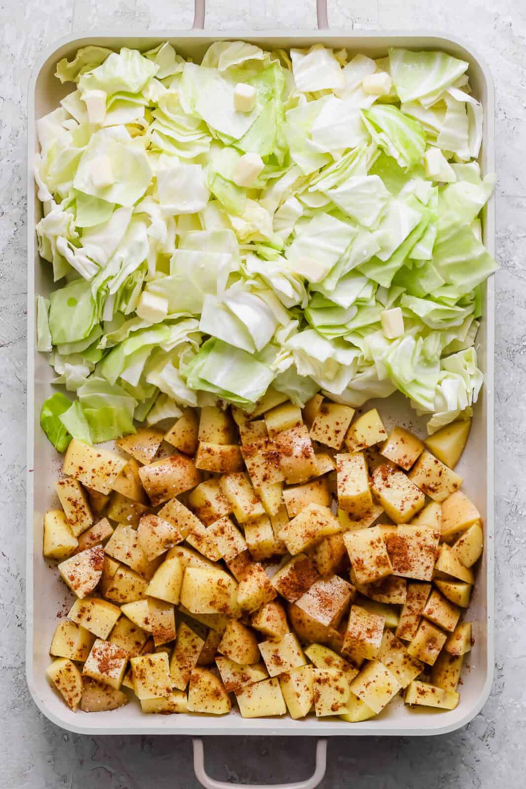 Sheet Pan Chicken Thighs (+ Cabbage & Gochujang Mayo) - The Wooden Skillet