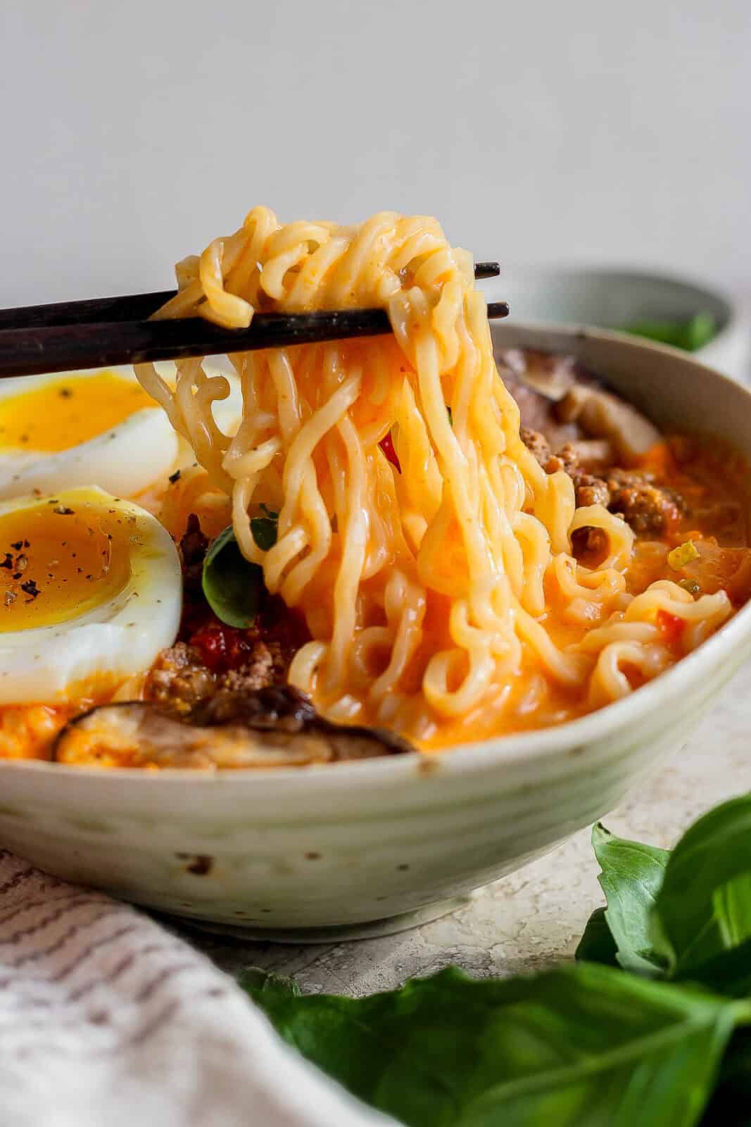 Coconut Curry Ramen Bowls - The Wooden Skillet