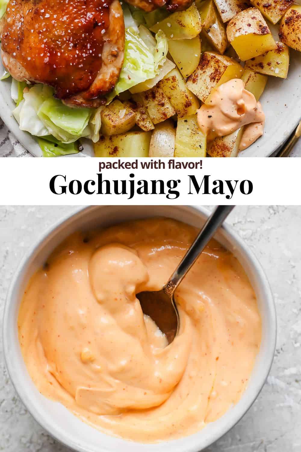 5-Ingredient Gochujang Mayo - The Wooden Skillet