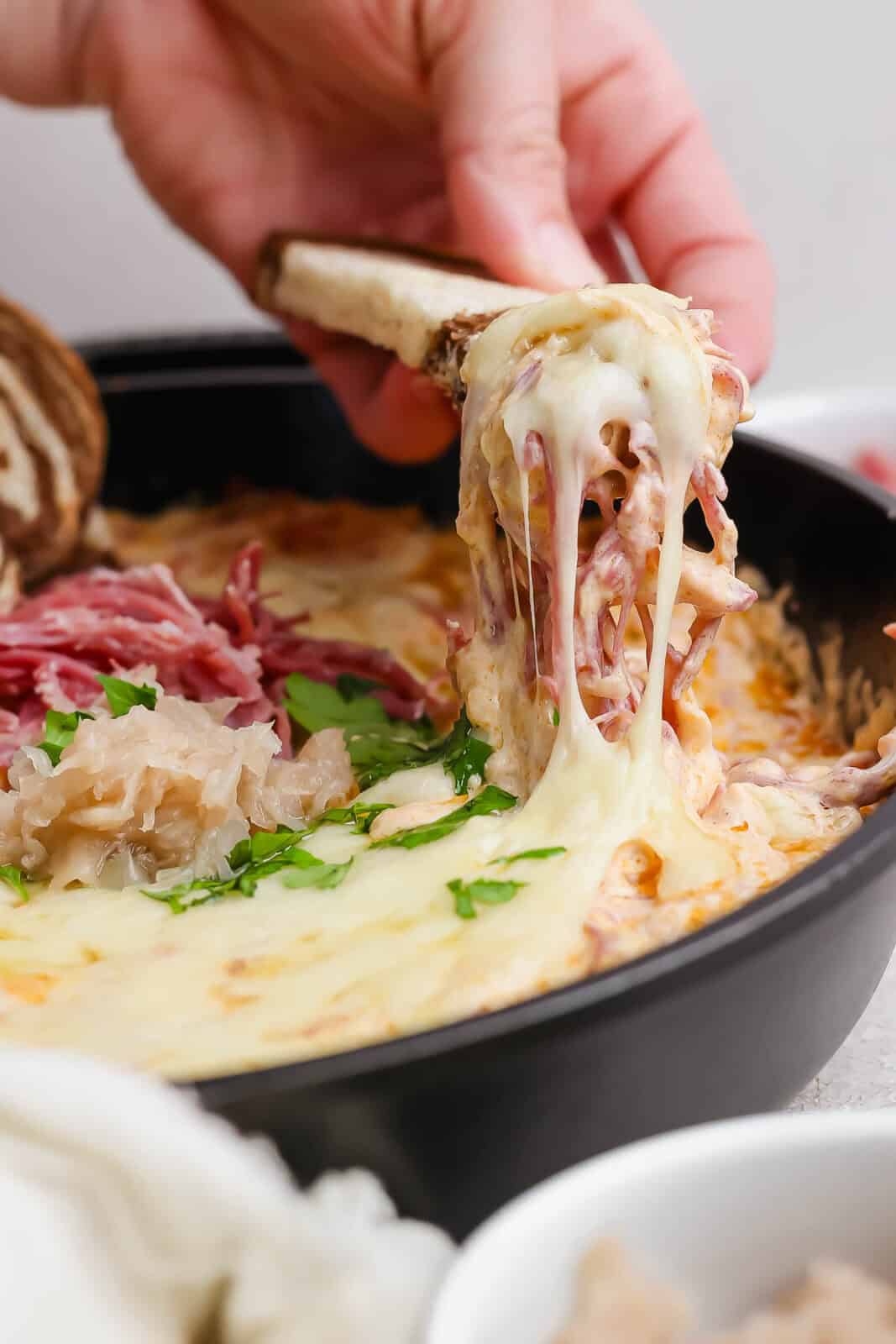 Warm Reuben Dip - The Wooden Skillet