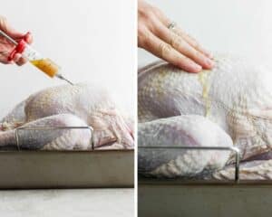 Turkey Injection Recipe (butter + herb) - The Wooden Skillet