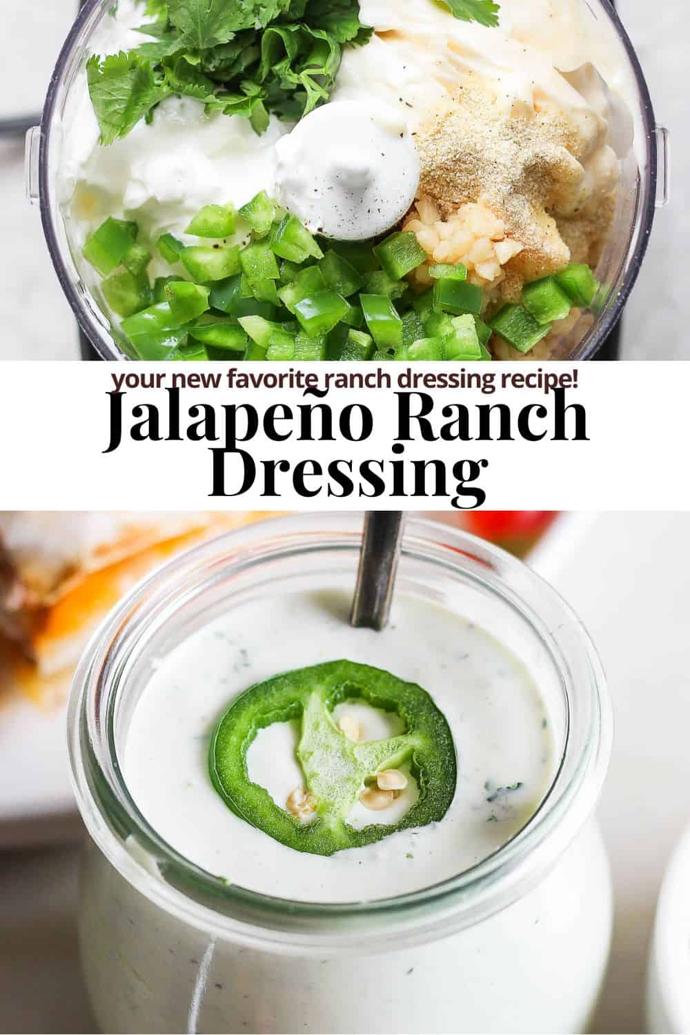 5-Minute Jalapeño Ranch - The Wooden Skillet