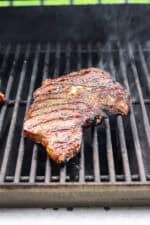 Salt + Pepper Crusted Grilled Ribeye Steak - The Wooden Skillet