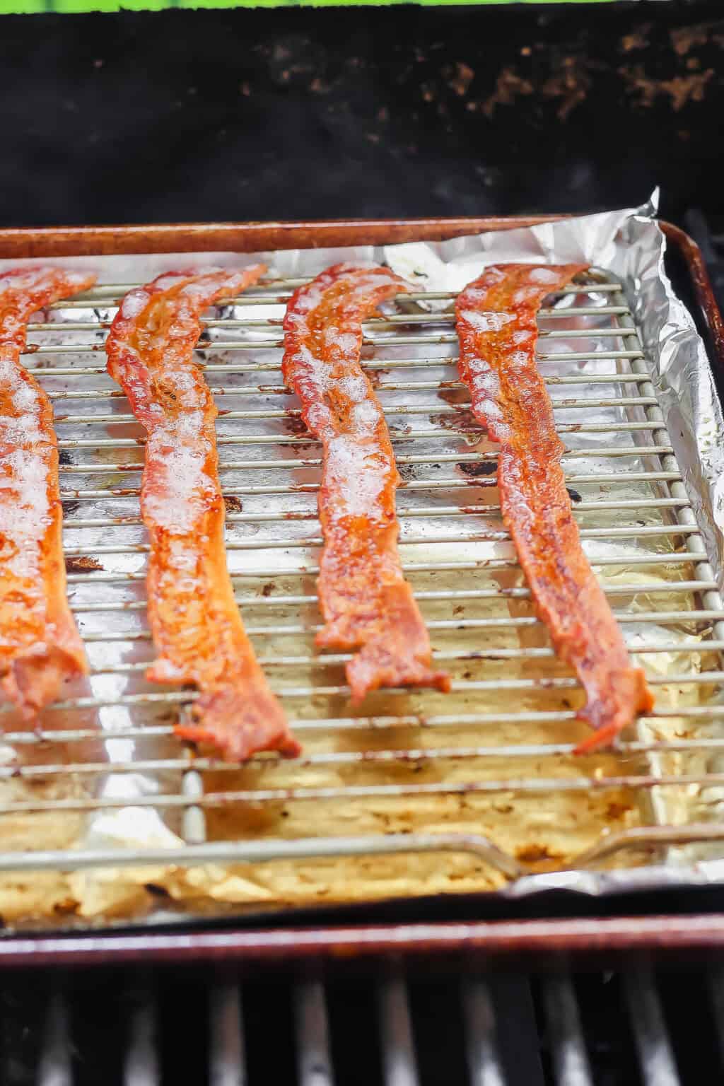 Bacon on the Grill (no flare ups!) - The Wooden Skillet