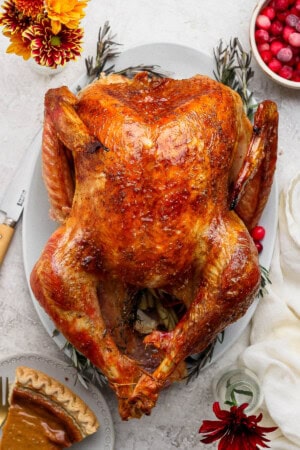 BEST Grilled Turkey (how to grill a turkey) - The Wooden Skillet