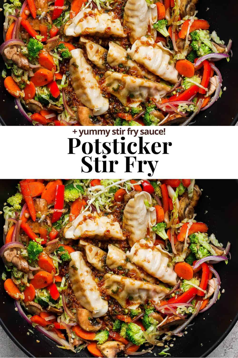 Potsticker Stir Fry - The Wooden Skillet
