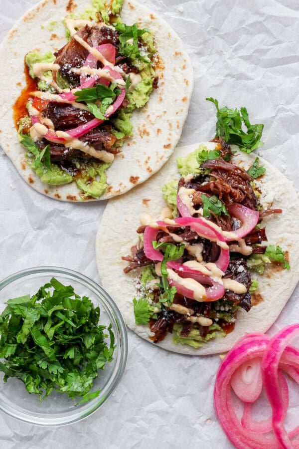 Beef Short Rib Tacos - The Wooden Skillet